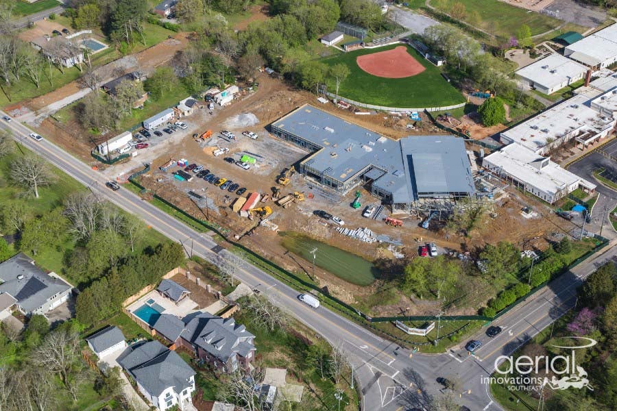 Construction makes progress for the university and Lipscomb Academy ...