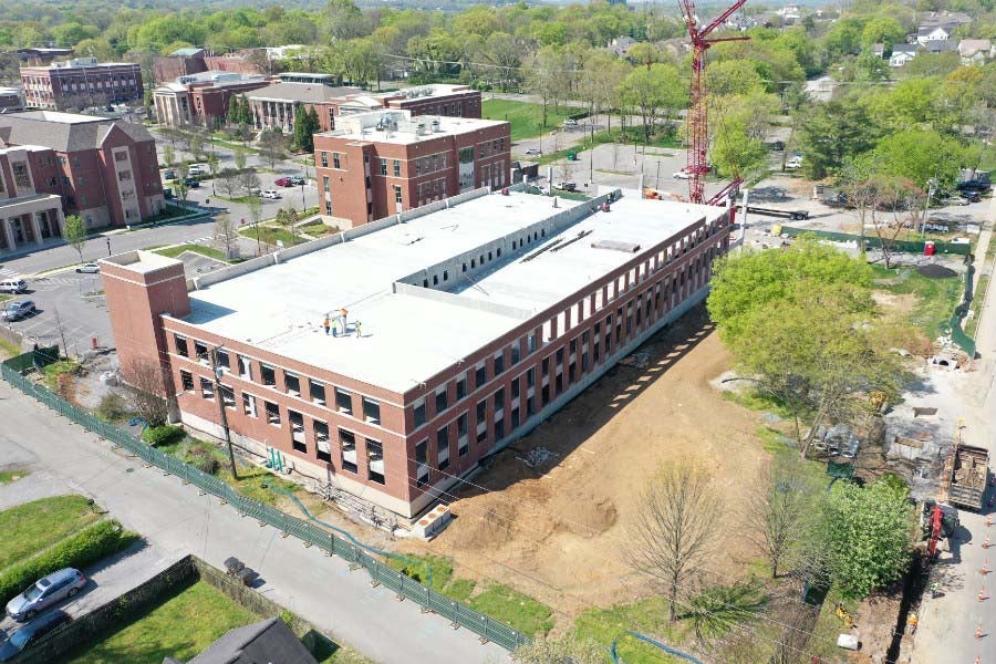 Construction makes progress for the university and Lipscomb Academy ...