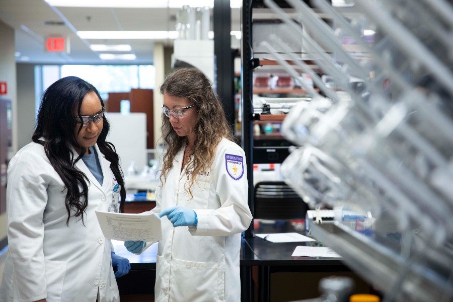 Ph.D. pathway guides students into pharmaceutical sciences research ...