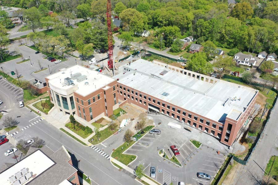 Construction makes progress for the university and Lipscomb Academy ...