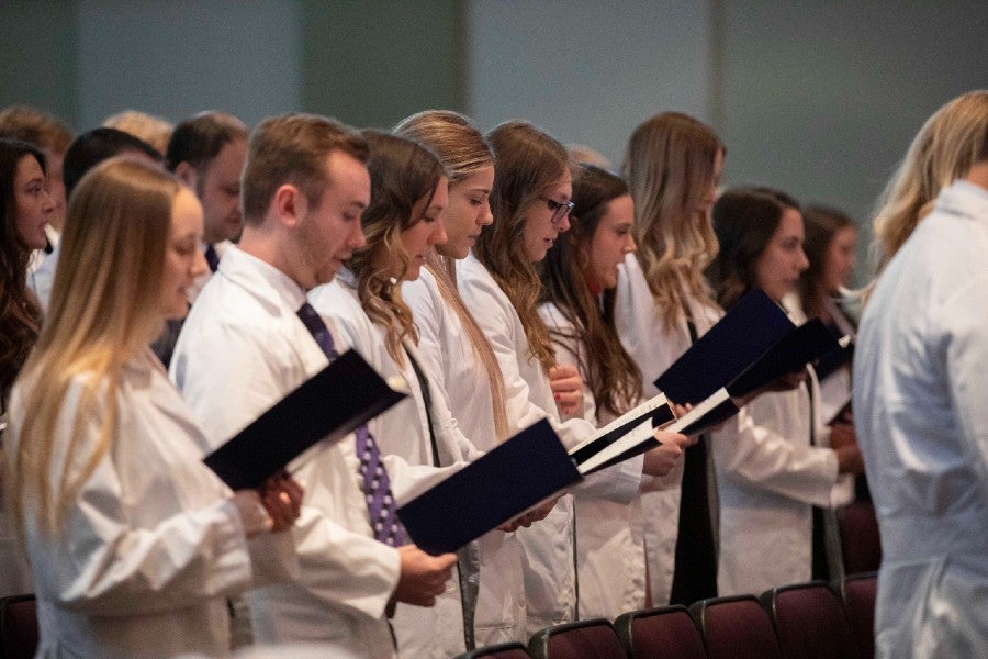 White Coat Ceremony honors two PA classes' accomplishment during ...