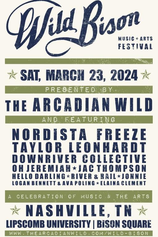 Wild Bison Fest - March 23, 2024 - University | Lipscomb University